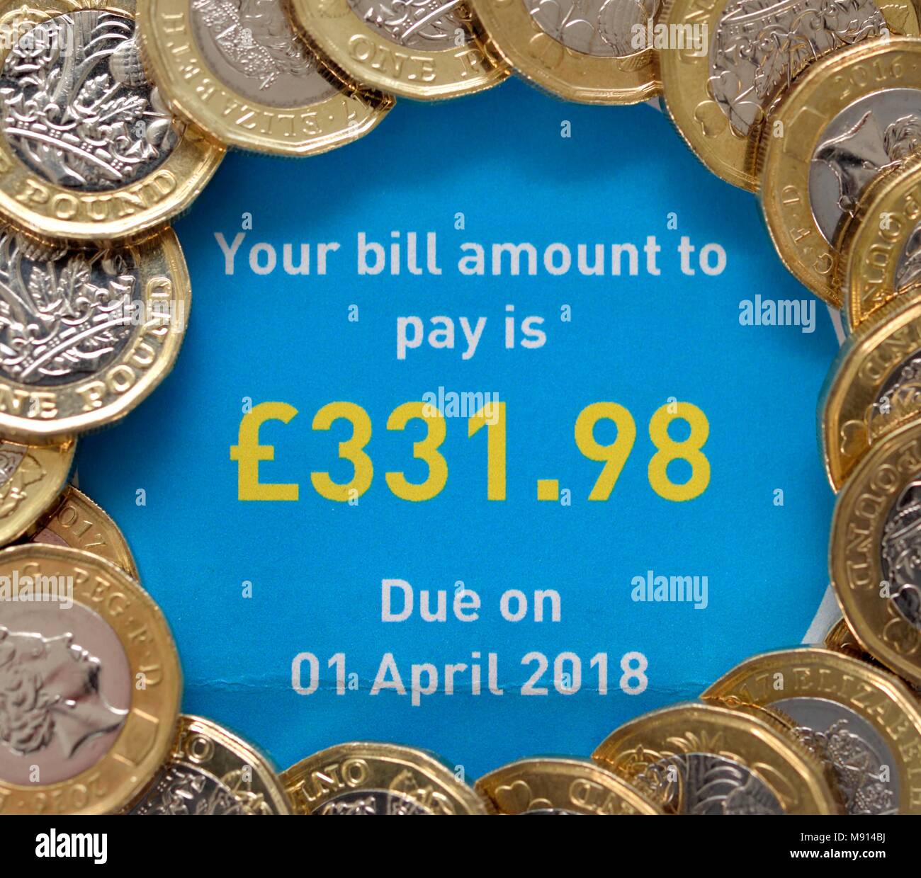 Utility bill hi-res stock photography and images - Alamy