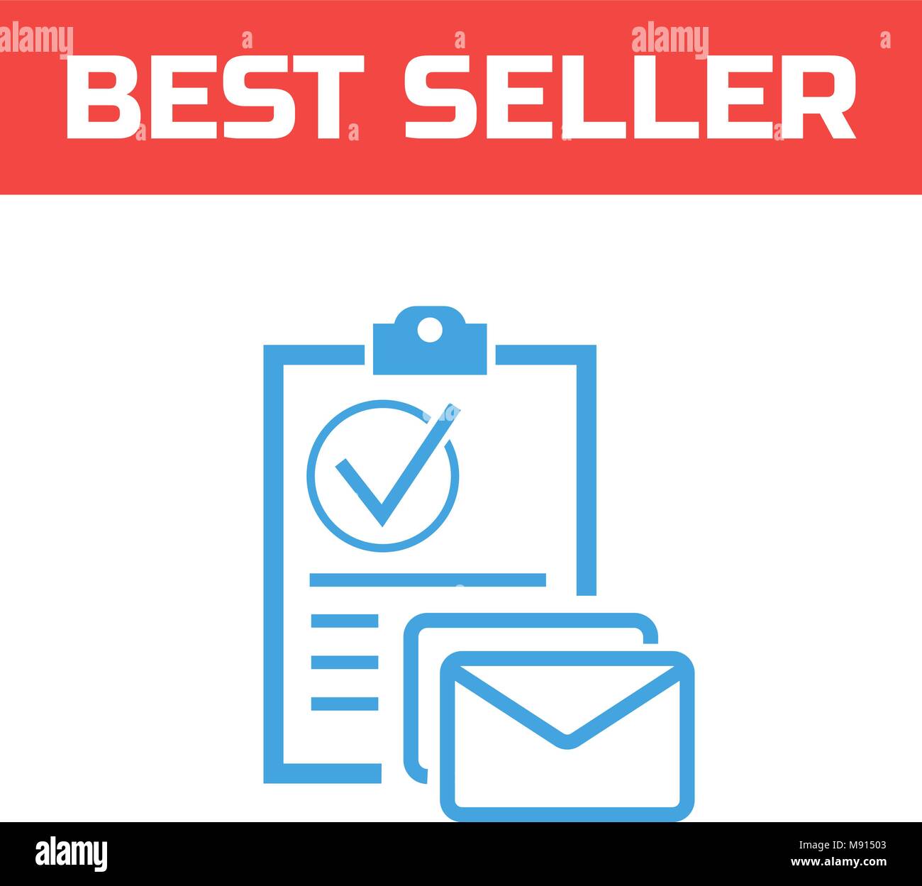 Marked Checklist Icon. Check Mark icon. Compliance Vector Sign. Sent by ...