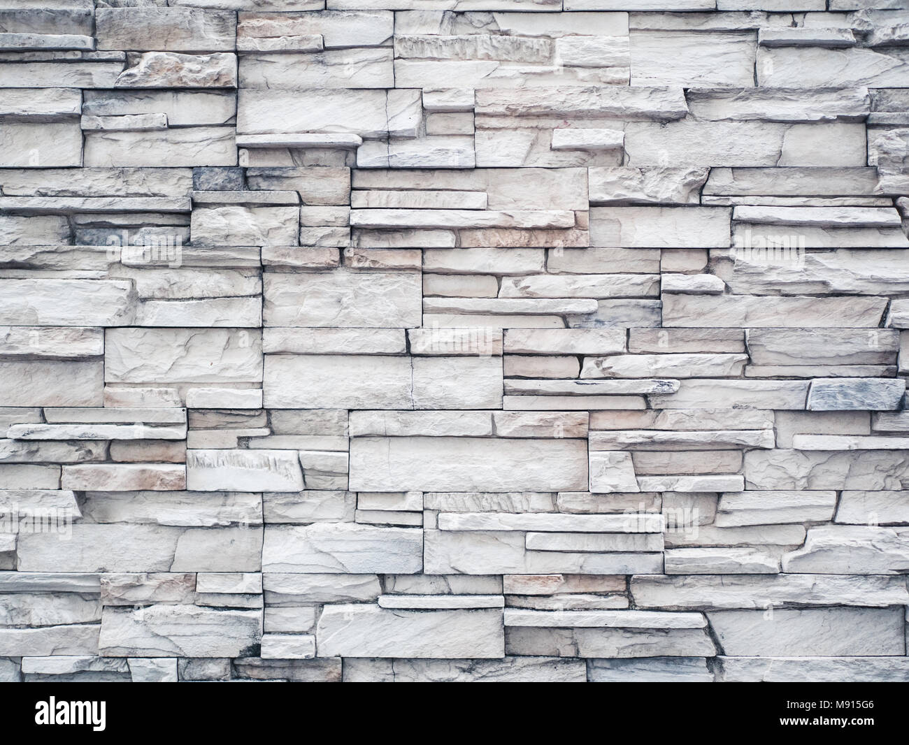 White stone brick wall Stock Photo - Alamy