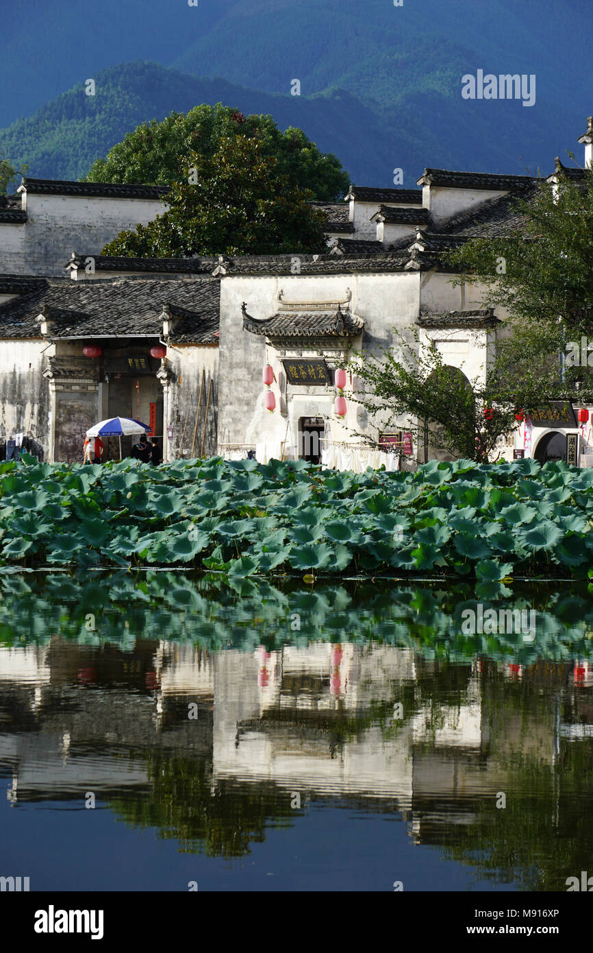 Traditional chinese village and unesco world heritage hongcun in anhui ...
