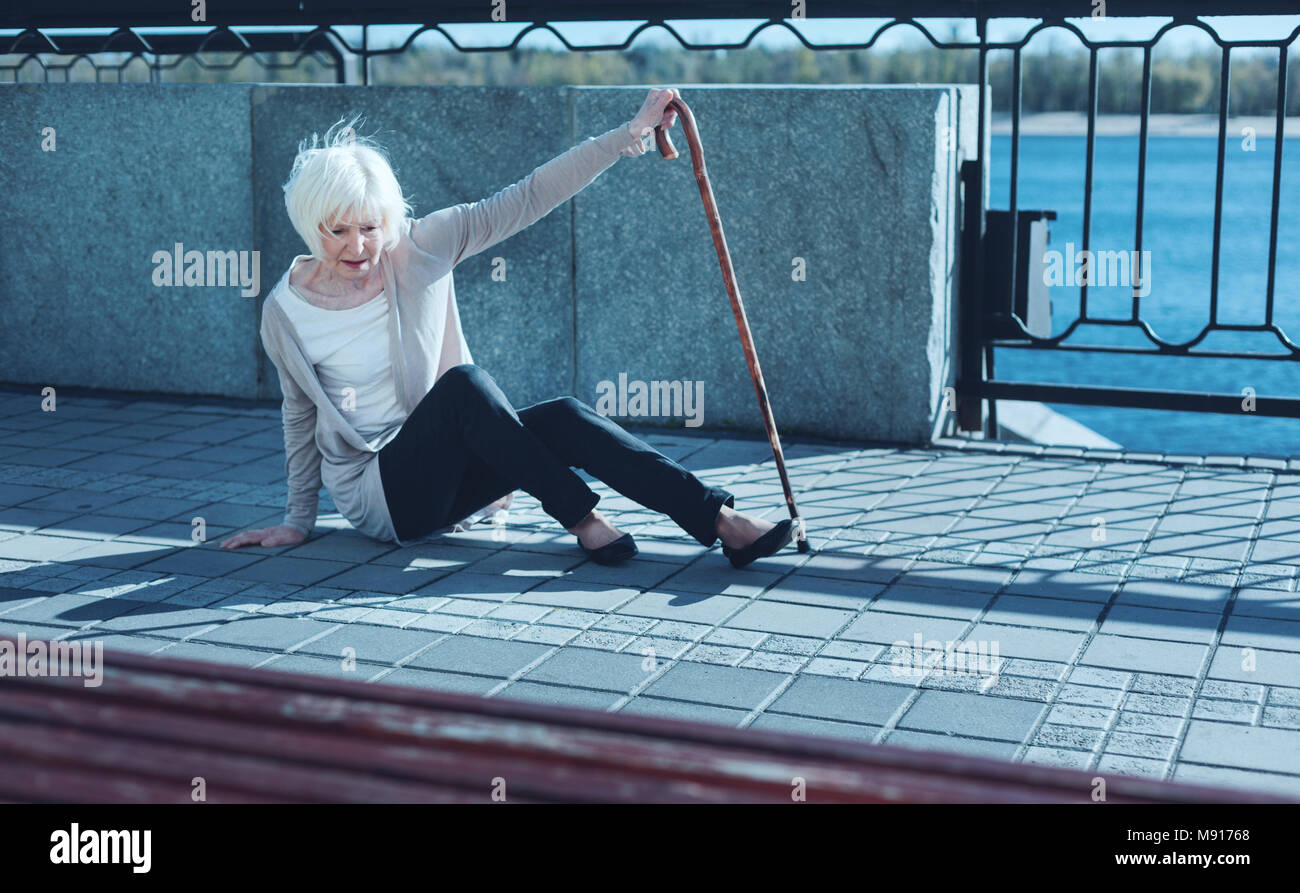 Elderly person falling hi-res stock photography and images - Alamy