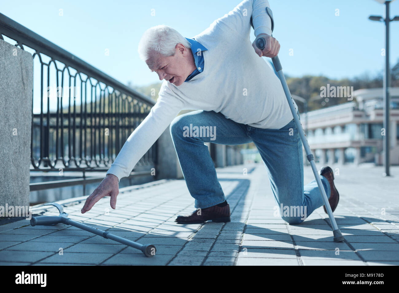 Falling down senior hi-res stock photography and images - Alamy