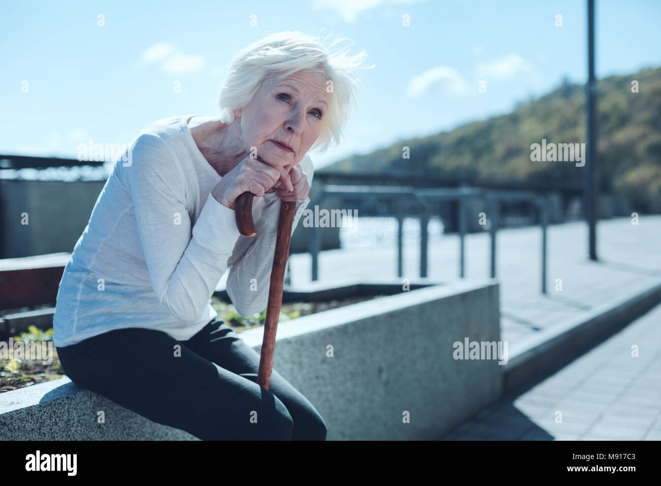 Elderly single old lady hi-res stock photography and images - Alamy