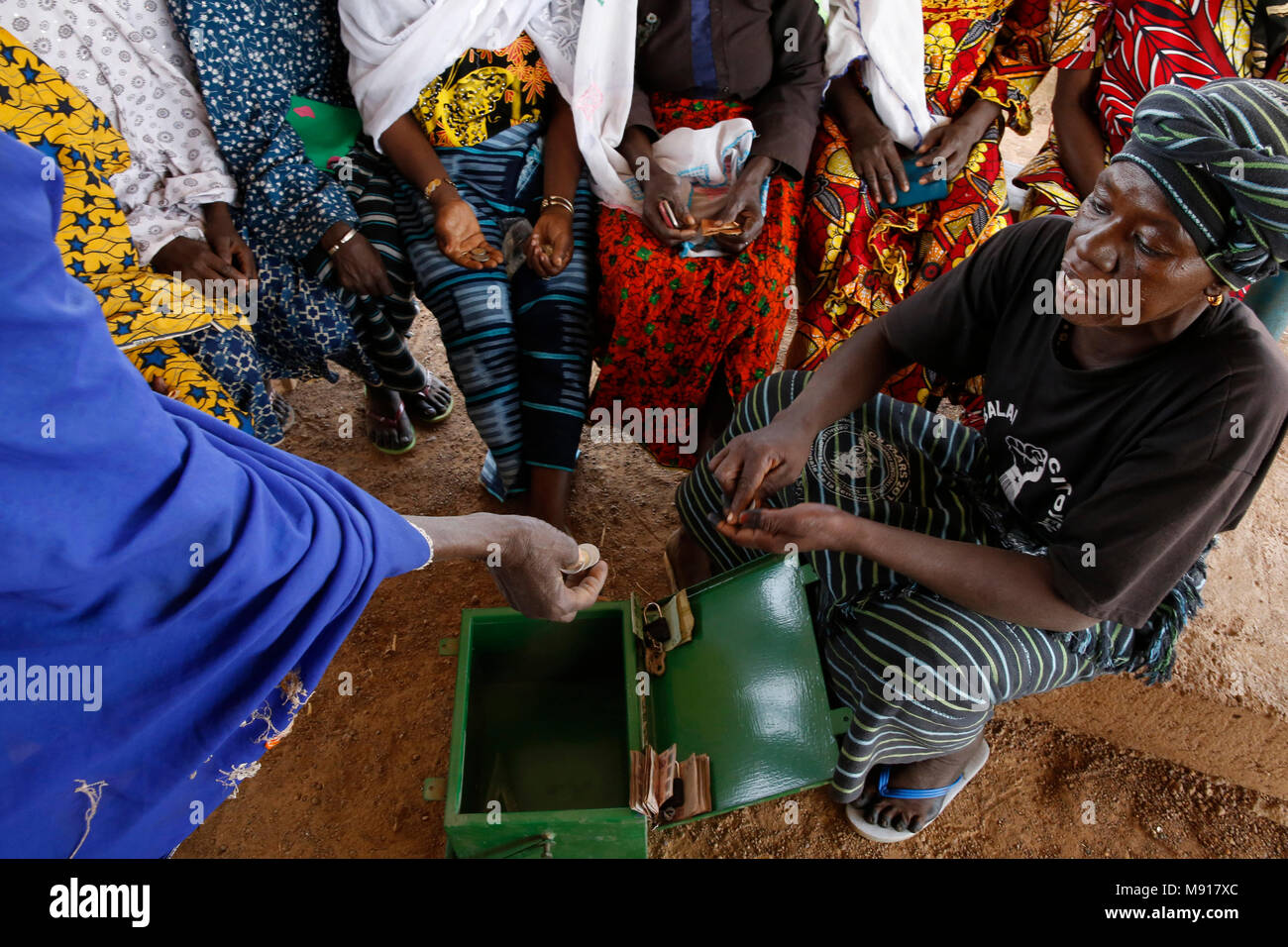 UBTEC NGO microfinance meeting in a village near Ouahigouya, Burkina ...