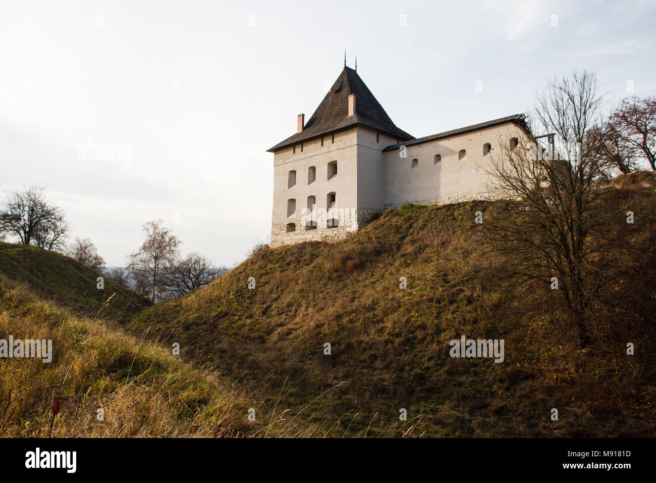 The ruins of the castle Galich, Ivano-Frankivsk region. Ukraine Stock ...