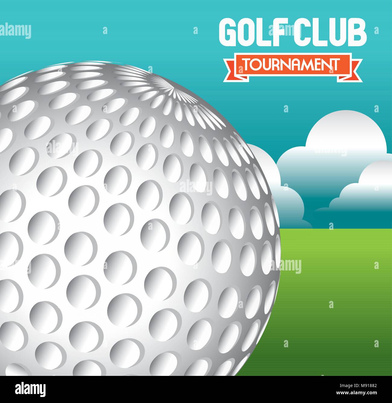 golf club design, vector illustration eps10 graphic Stock Vector Image ...