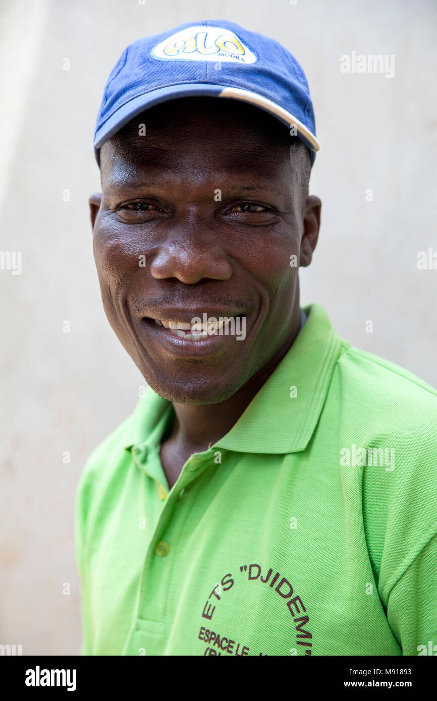 Beninese man in Bohicon, Benin Stock Photo - Alamy