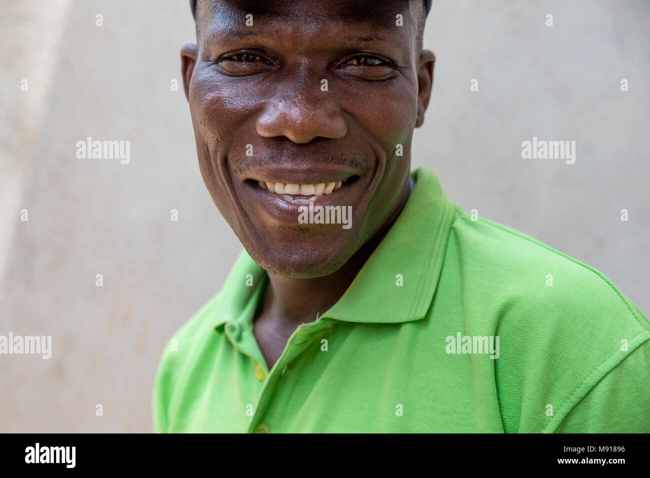 Beninese man in Bohicon, Benin Stock Photo - Alamy
