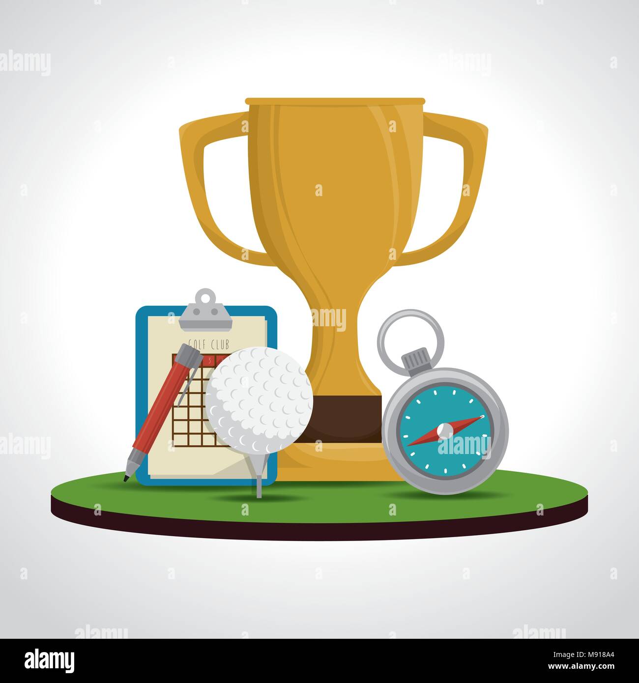 golf club design, vector illustration eps10 graphic Stock Vector Image ...