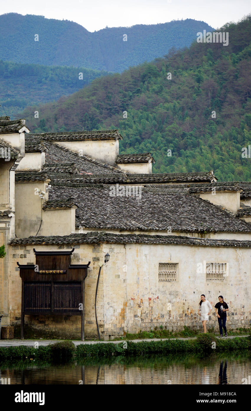 Traditional chinese village and unesco world heritage hongcun in anhui ...