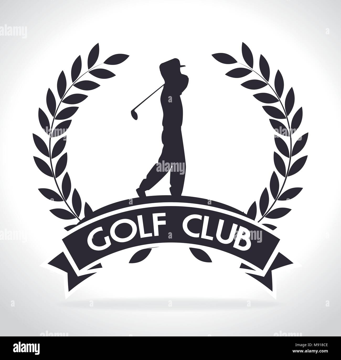 golf club design, vector illustration eps10 graphic Stock Vector Image ...