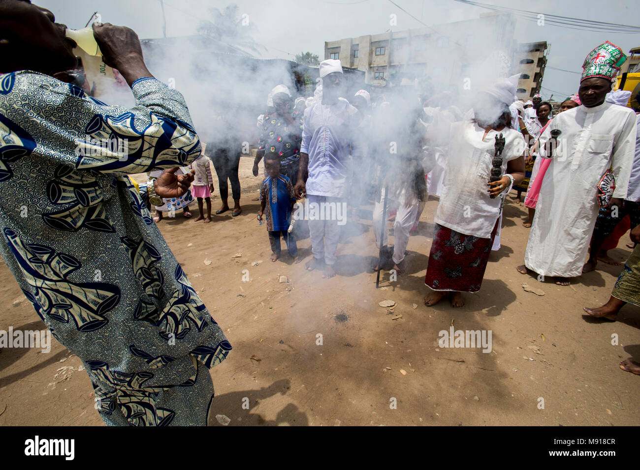Voodoo cult in Cotonou, Benin Stock Photo - Alamy