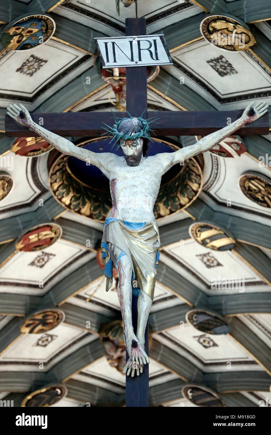 St Nicholas Cathedral. Christ on the Cross. 15 th century. Fribourg ...