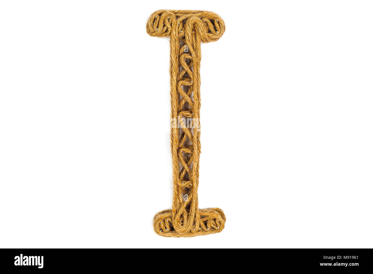Rope font Cut Out Stock Images & Pictures - Alamy