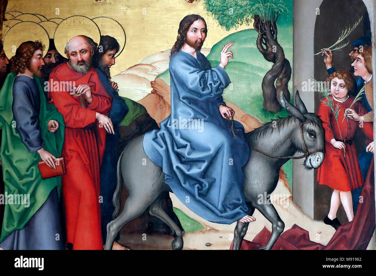 Entry of christ into jerusalem hi-res stock photography and images - Alamy
