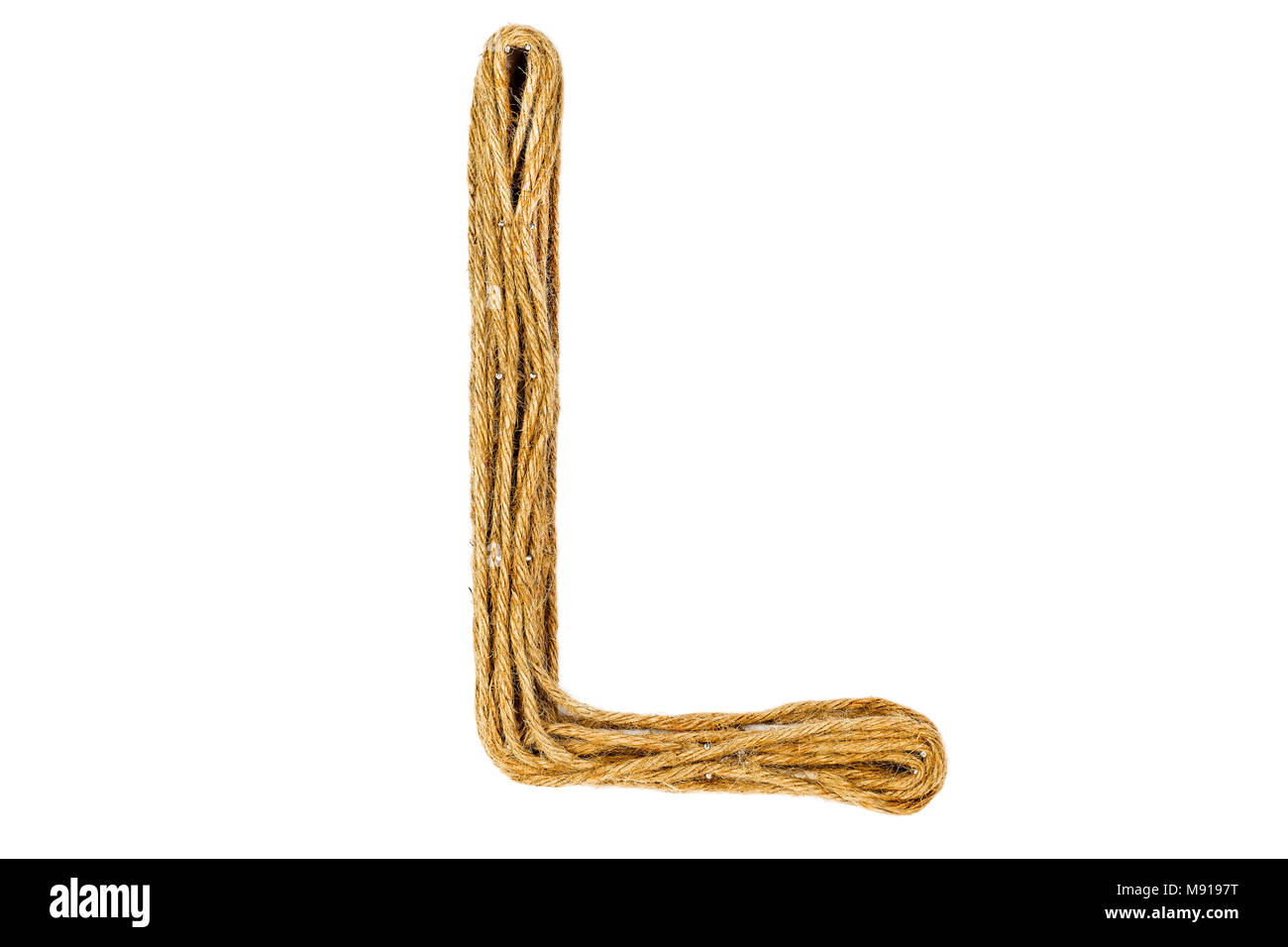Rope alphabet letter l hi-res stock photography and images - Alamy