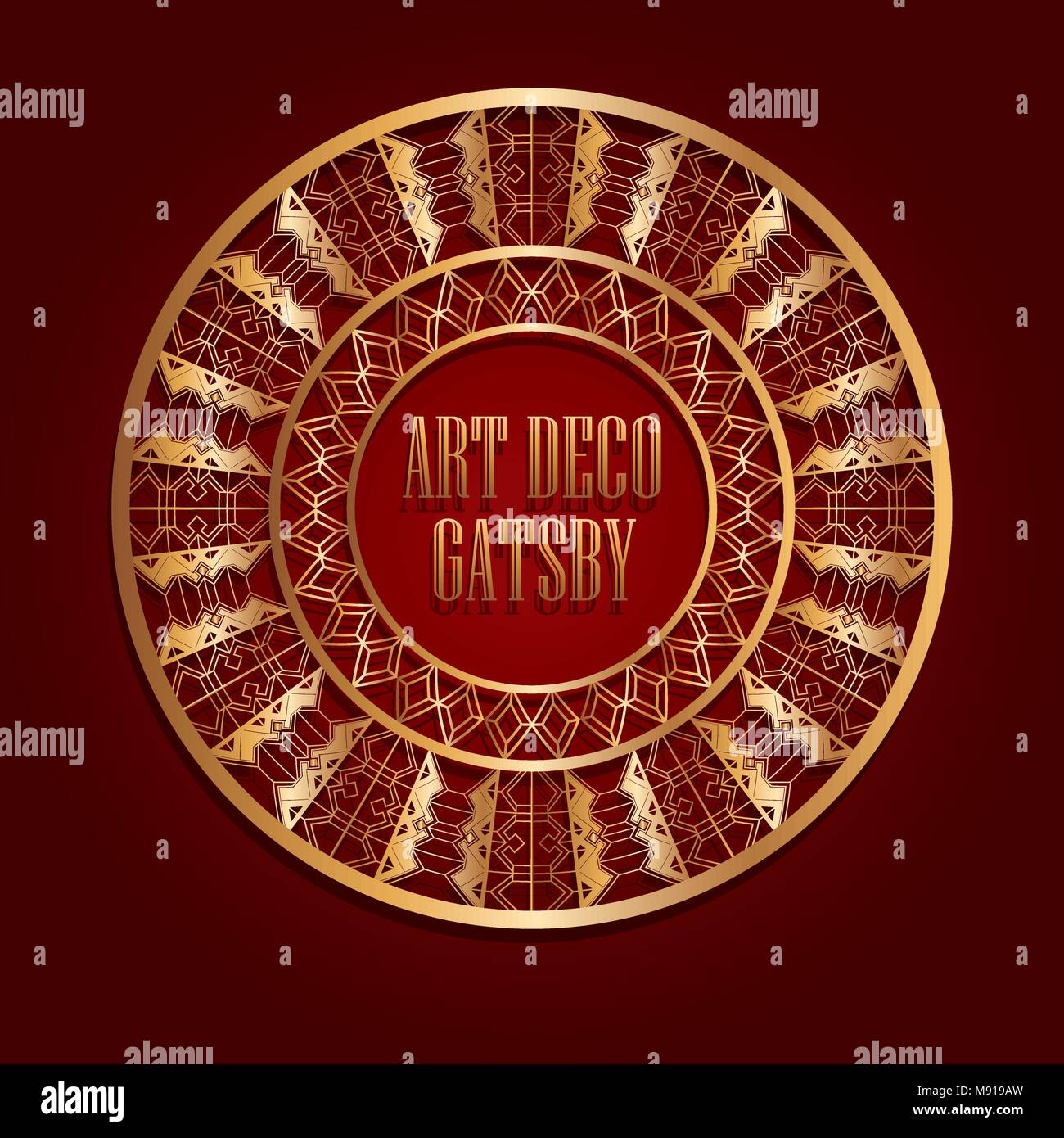 art deco element design, vector illustration eps10 graphic Stock Vector ...