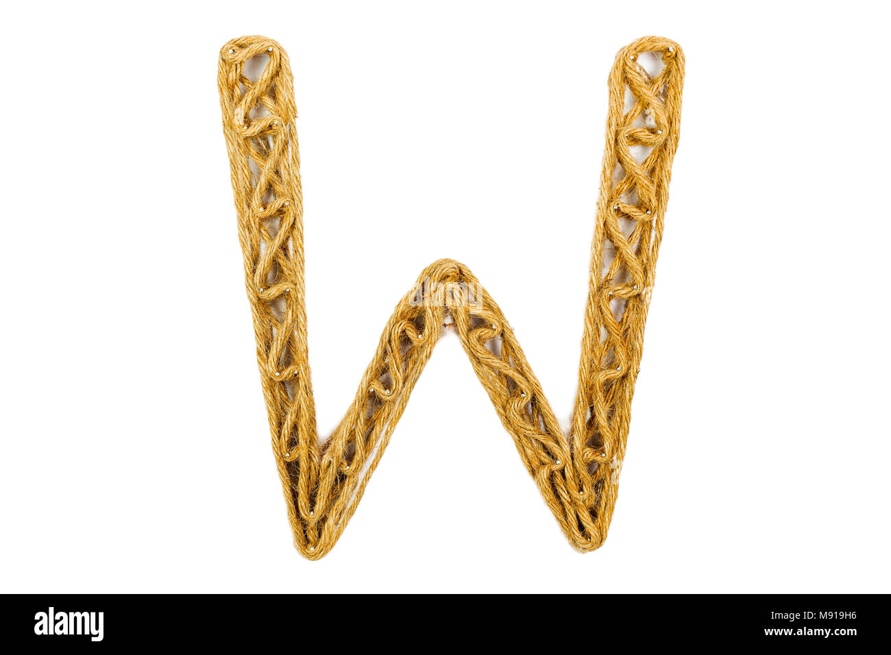 Rope alphabet letter hi-res stock photography and images - Alamy