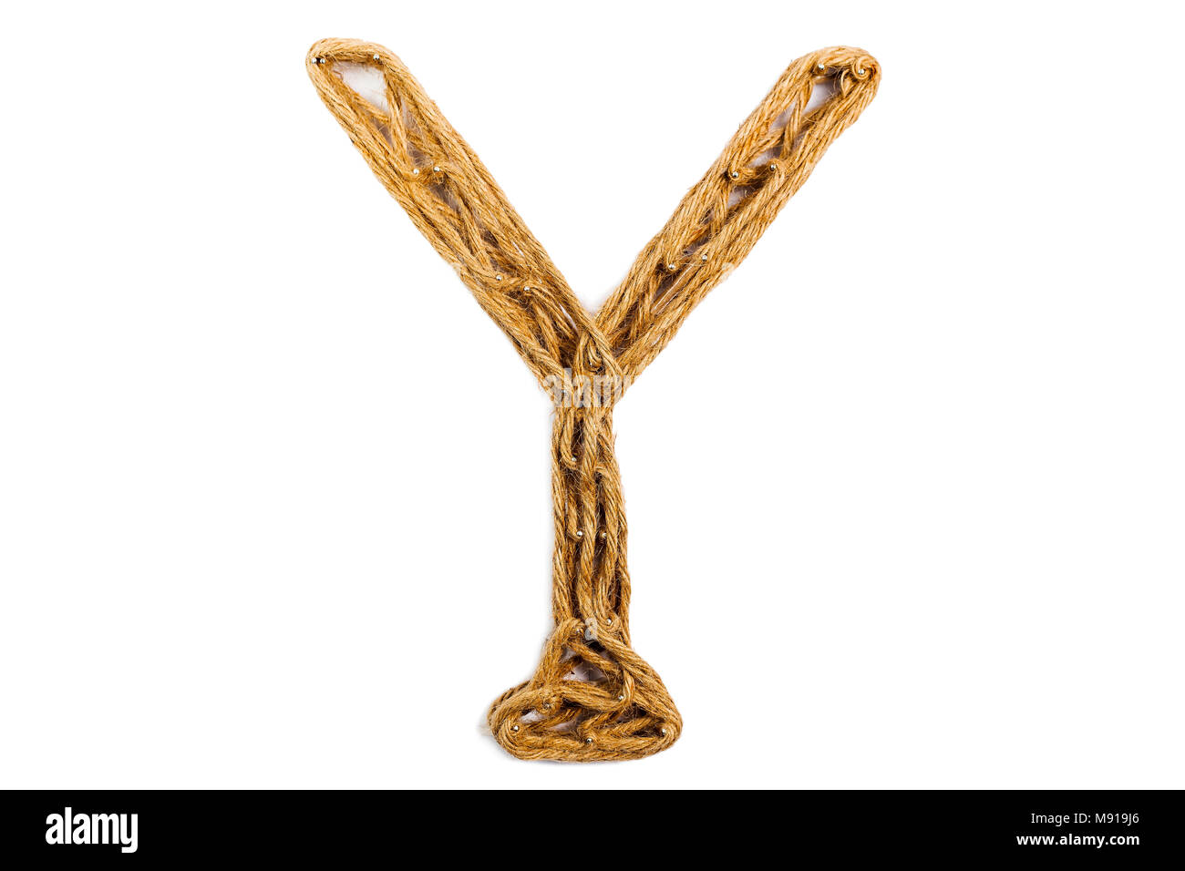 Rope alphabet letter hi-res stock photography and images - Alamy