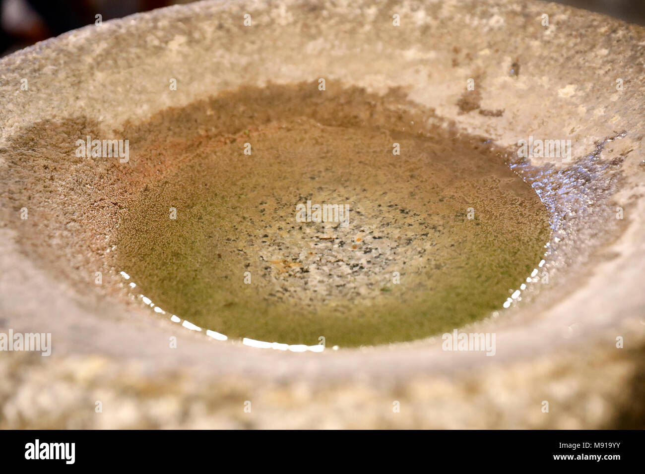Holy water font catholic church hi-res stock photography and images - Alamy