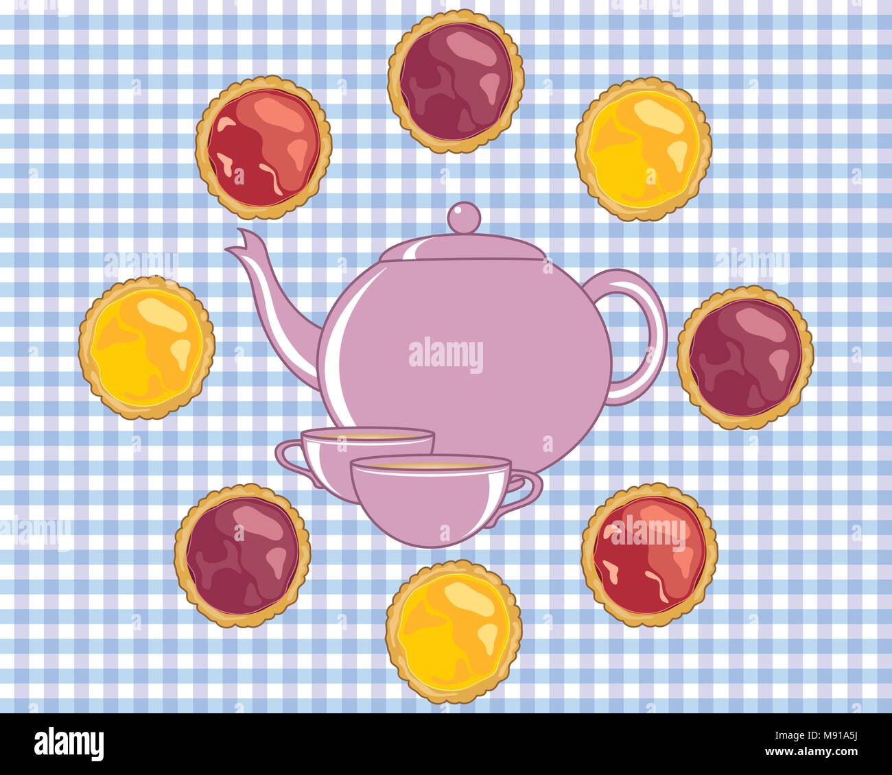 Jam making sugar Stock Vector Images - Alamy