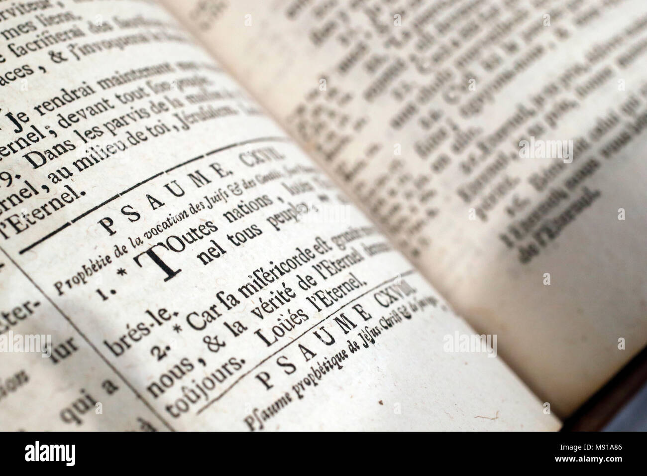 Old Bible Book High Resolution Stock Photography and Images - Alamy