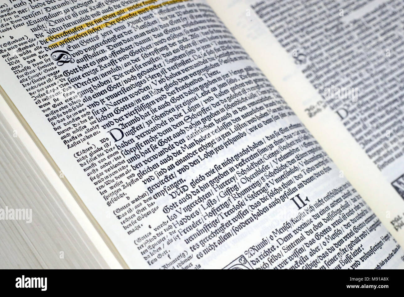 Martin luther bible hi-res stock photography and images - Alamy