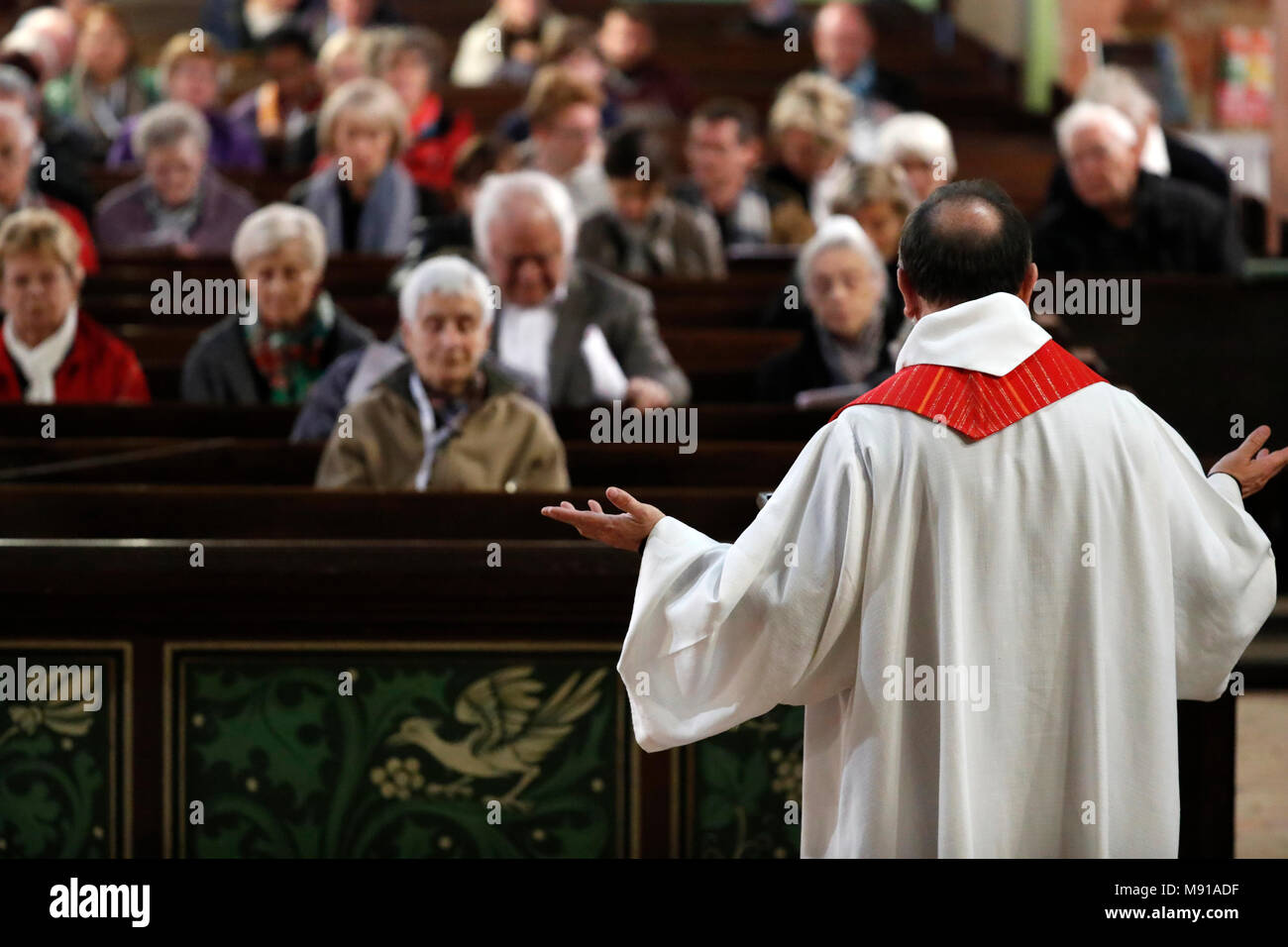Saint pierre le jeune protestant church hi-res stock photography and ...