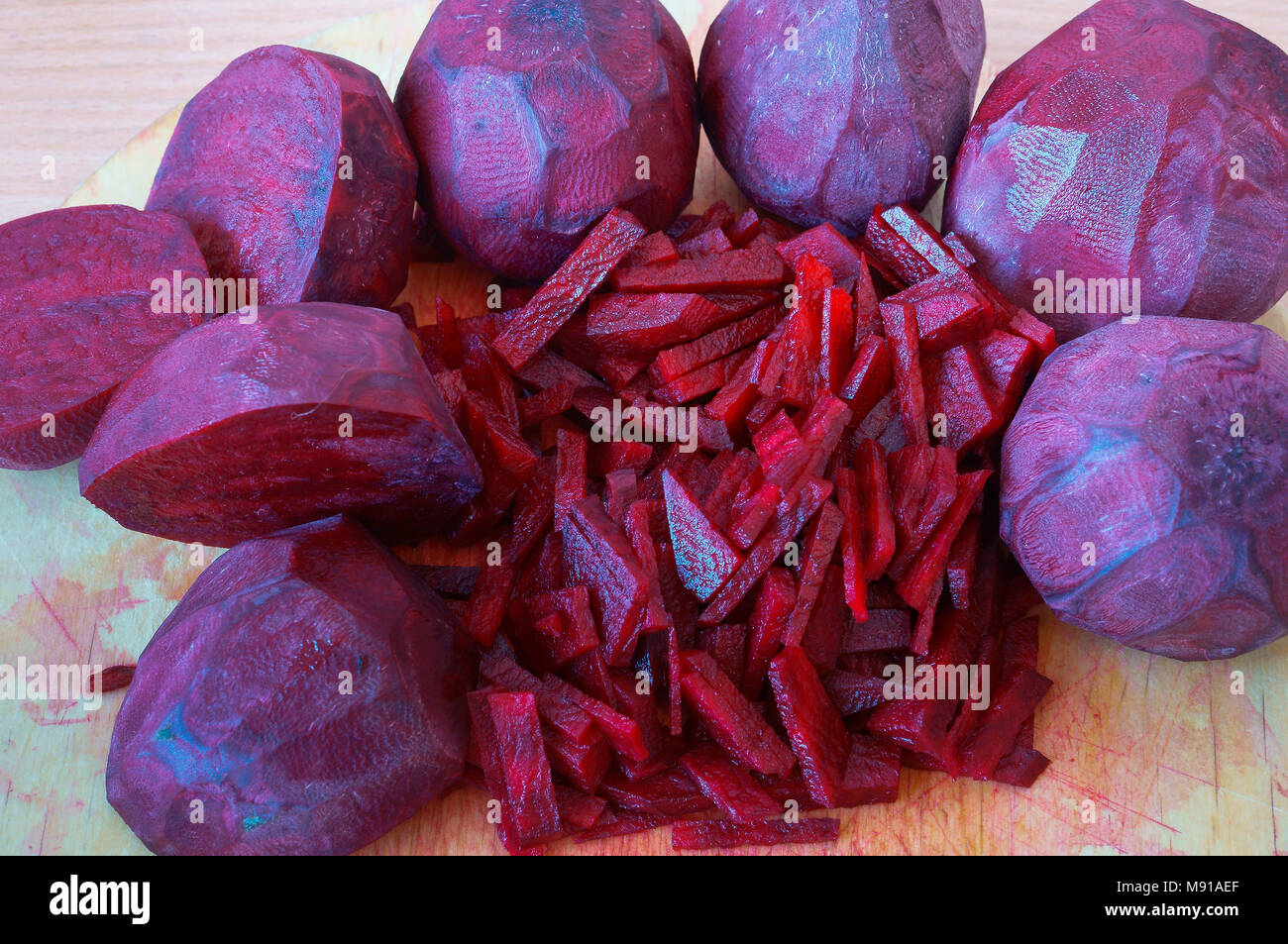 beetroot sliced strips, beet chopped halves, raw beetroot for cooking ...