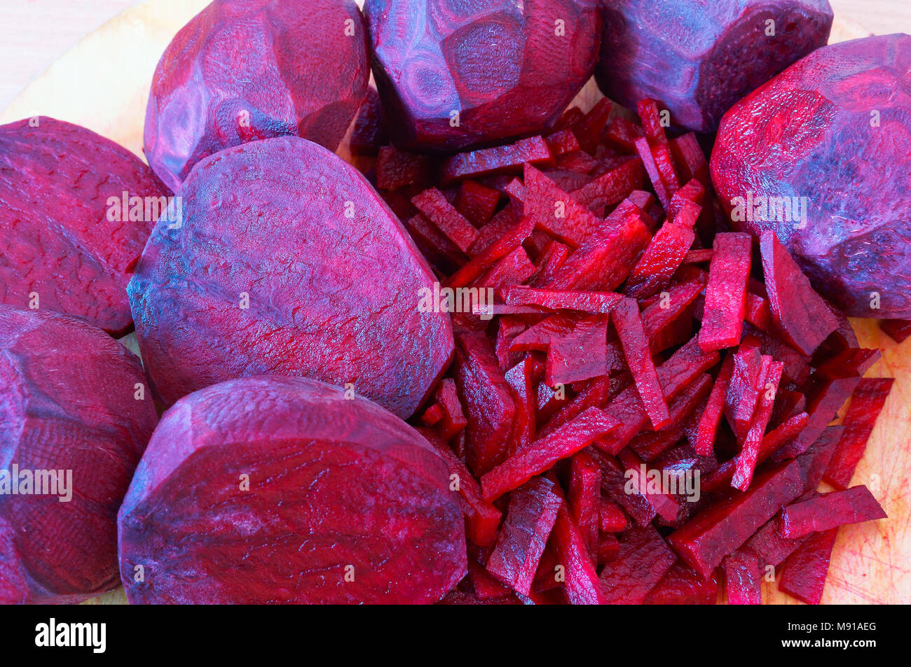 beetroot sliced strips, beet chopped halves, raw beetroot for cooking ...
