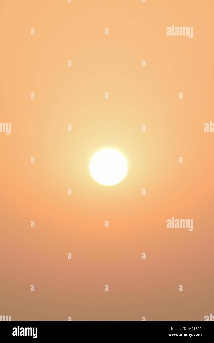 Nature background shining morning Sun with solar flares Stock Photo - Alamy