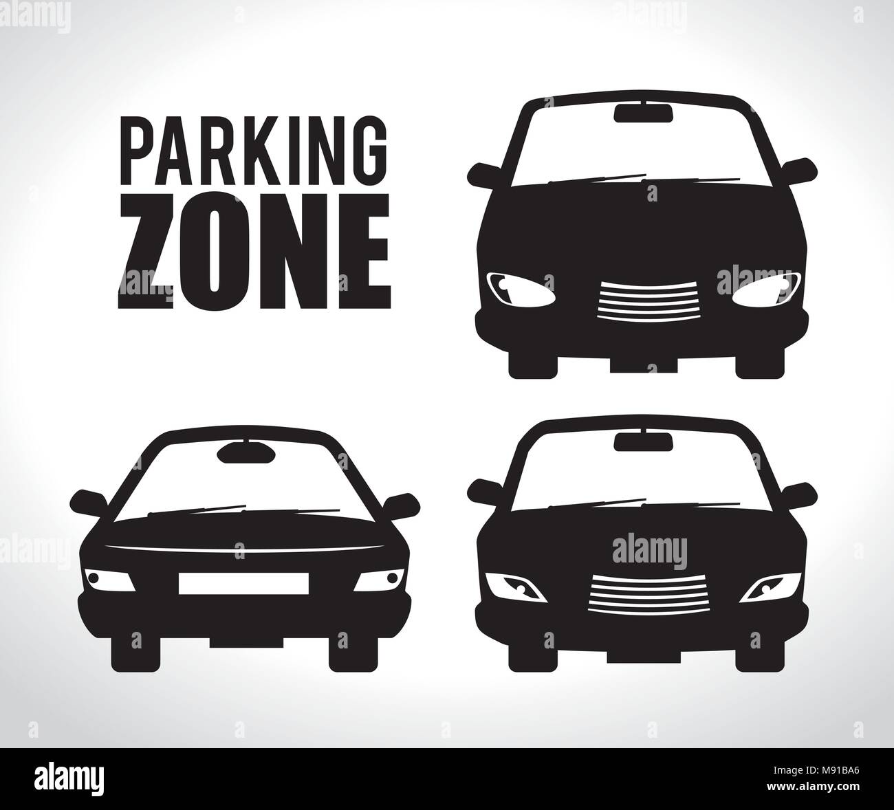 parking zone design, vector illustration eps10 graphic Stock Vector ...