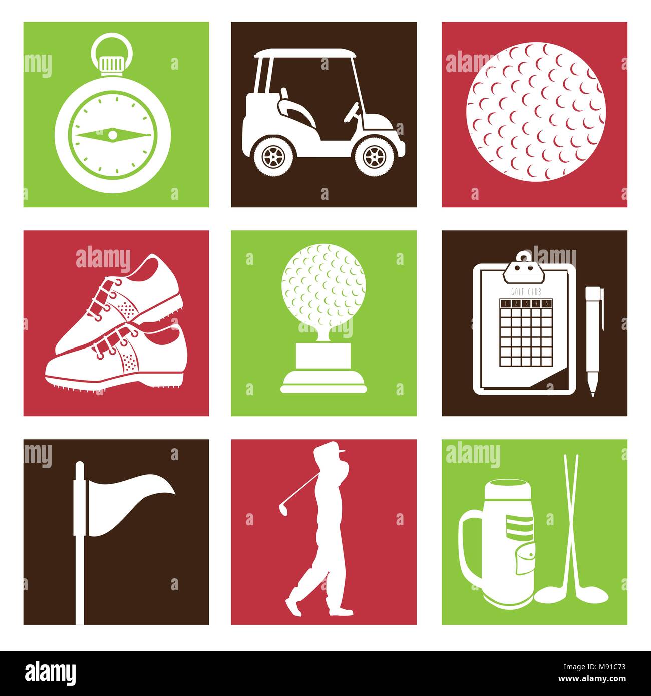 golf tournament design, vector illustration eps10 graphic Stock Vector ...