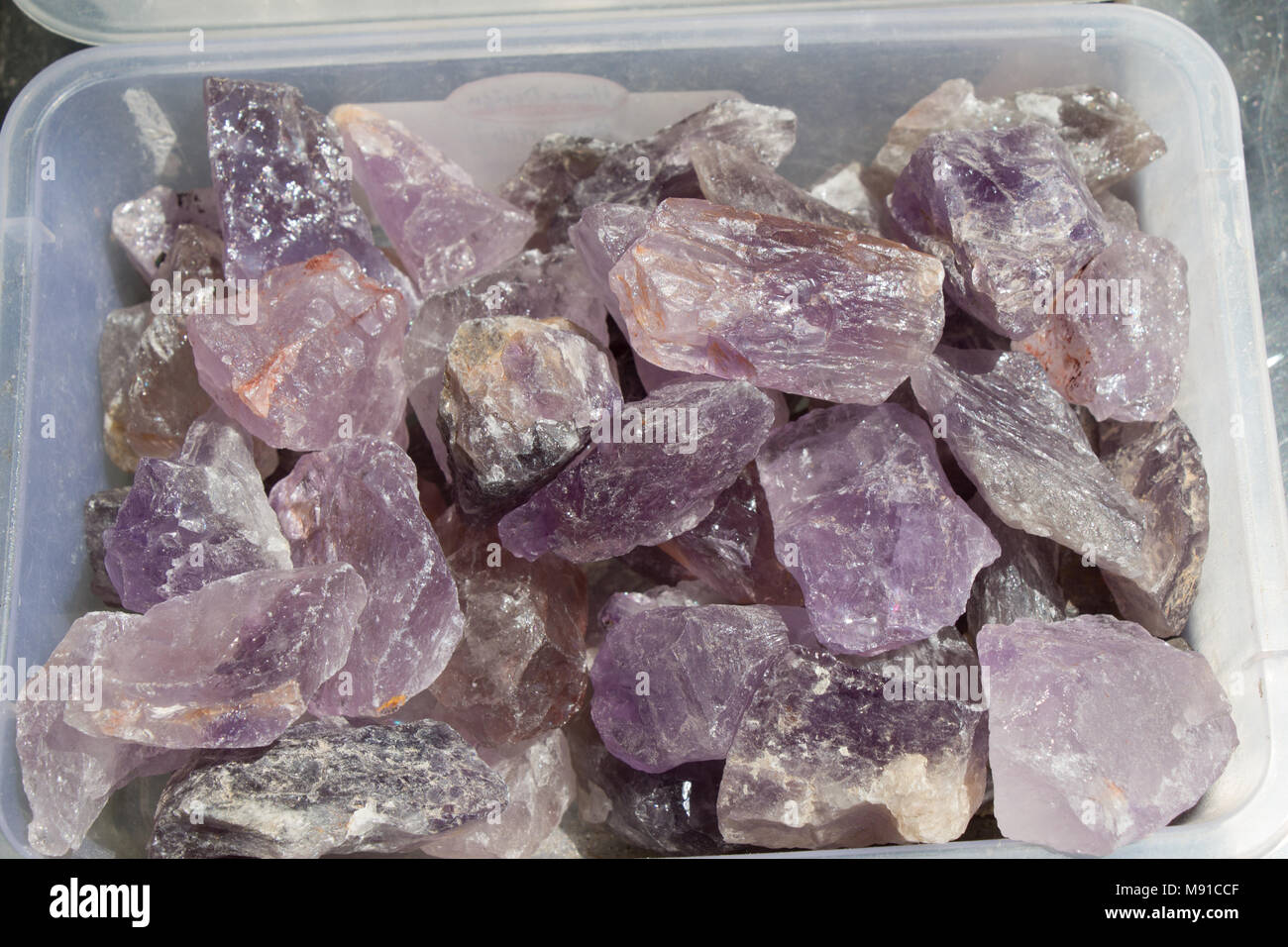 Set of natural mineral gemstones of a certain type Stock Photo - Alamy