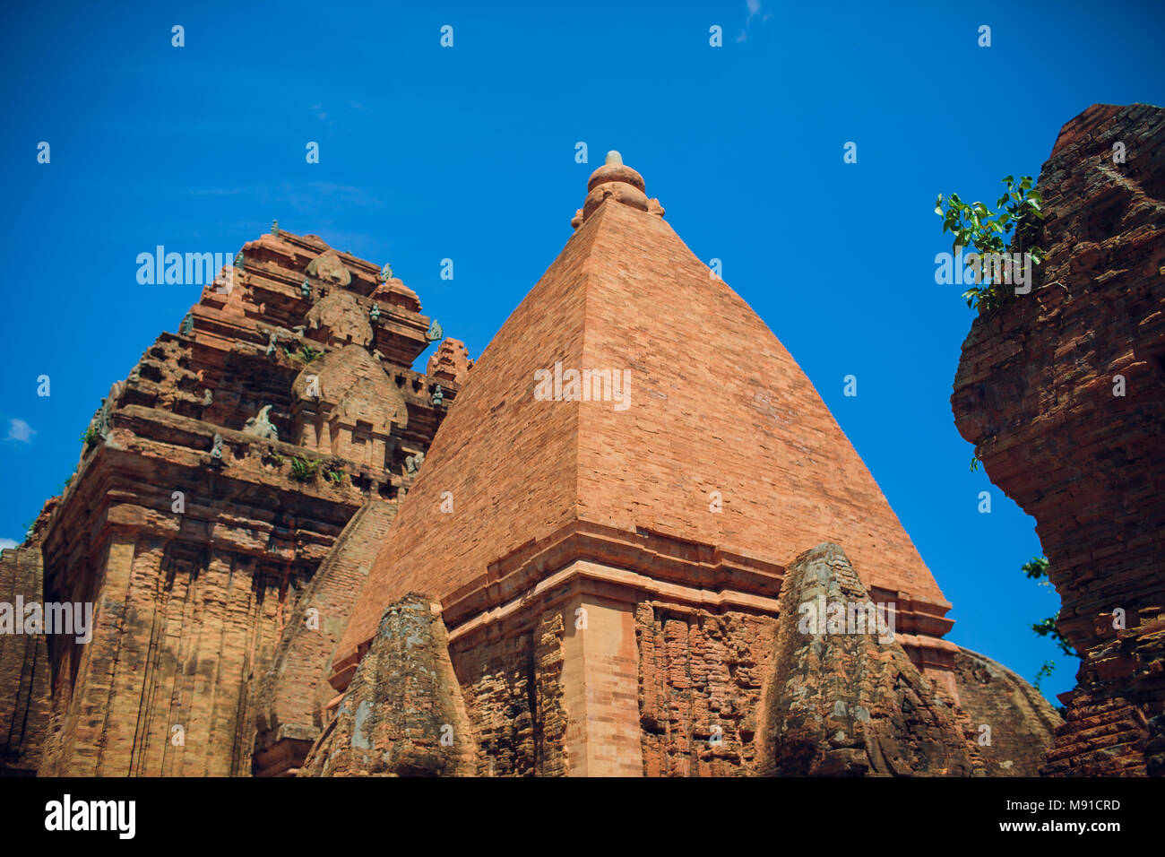 Ponagar pagoda temple tower hi-res stock photography and images - Alamy