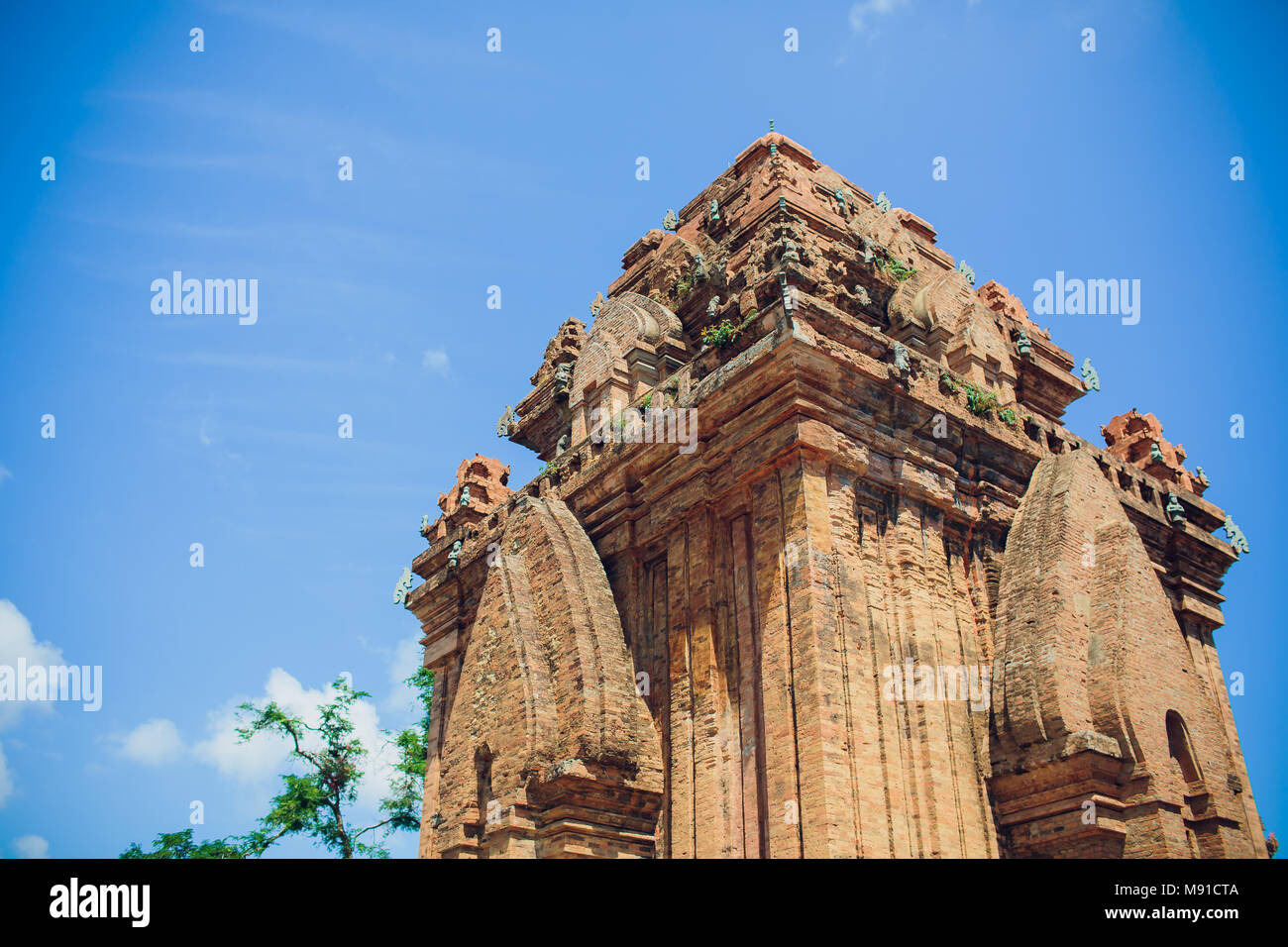 Ponagar pagoda temple tower hi-res stock photography and images - Alamy