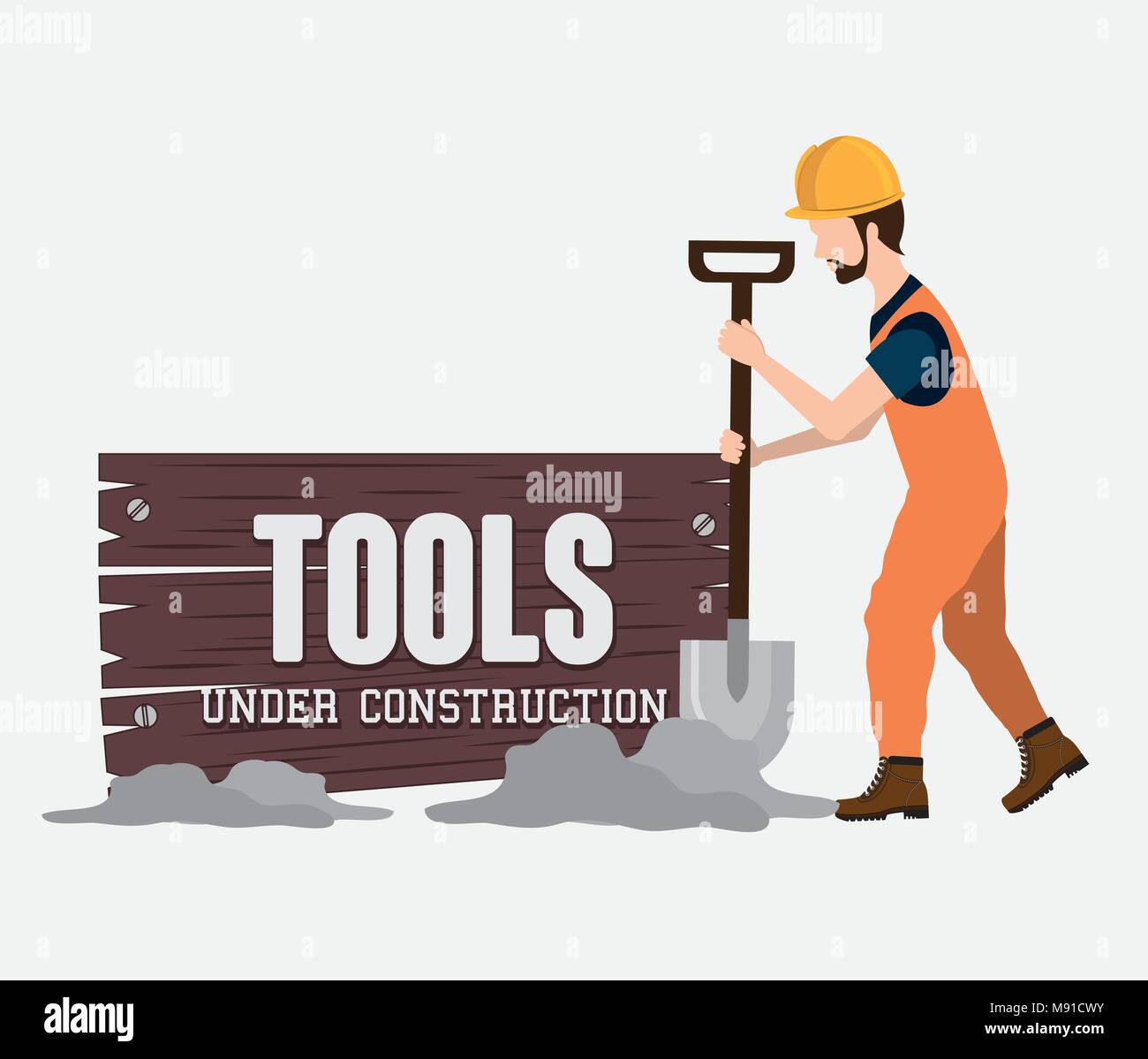 under construction design, vector illustration eps10 graphic Stock ...