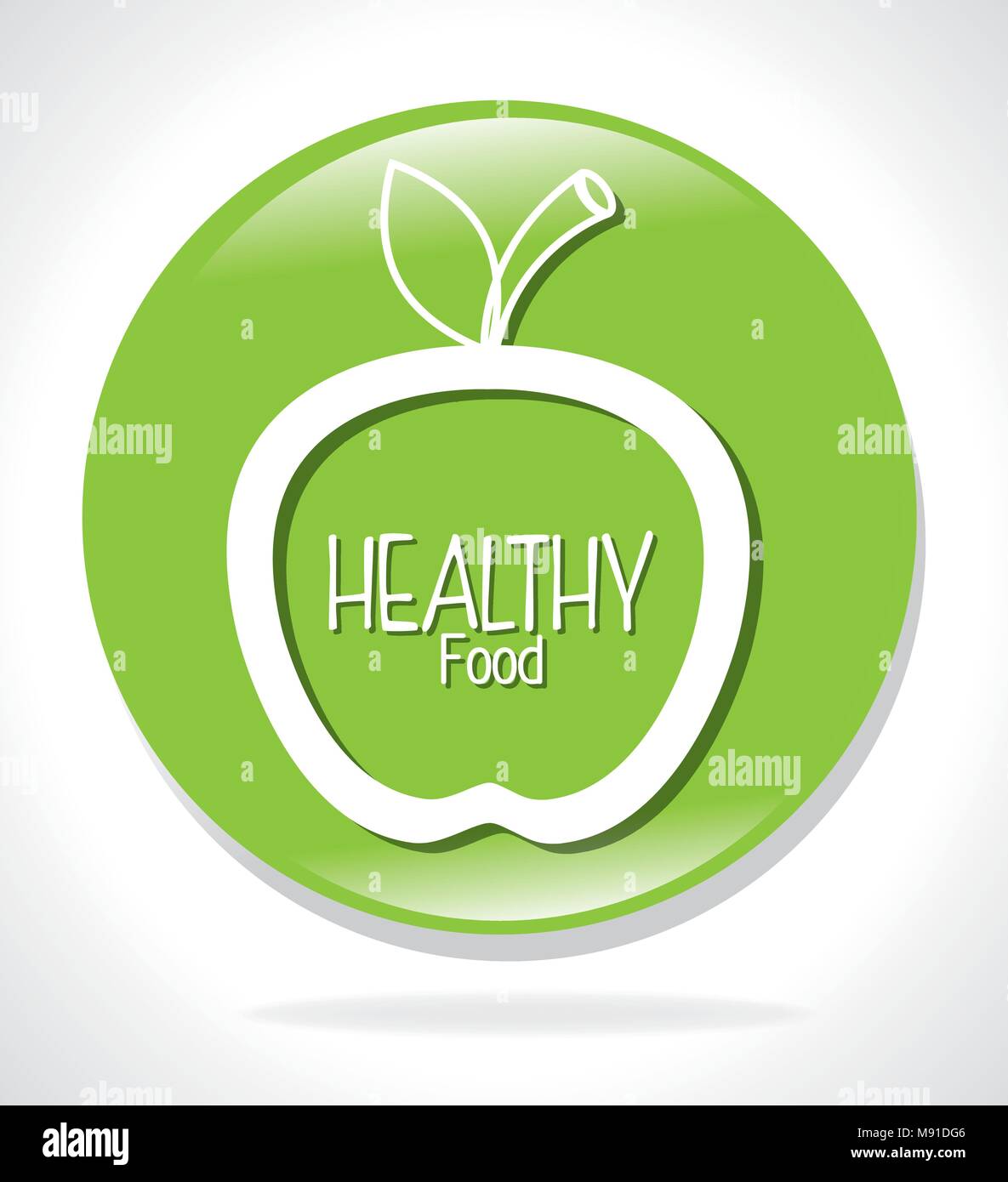 healthy food design, vector illustration eps10 graphic Stock Vector ...