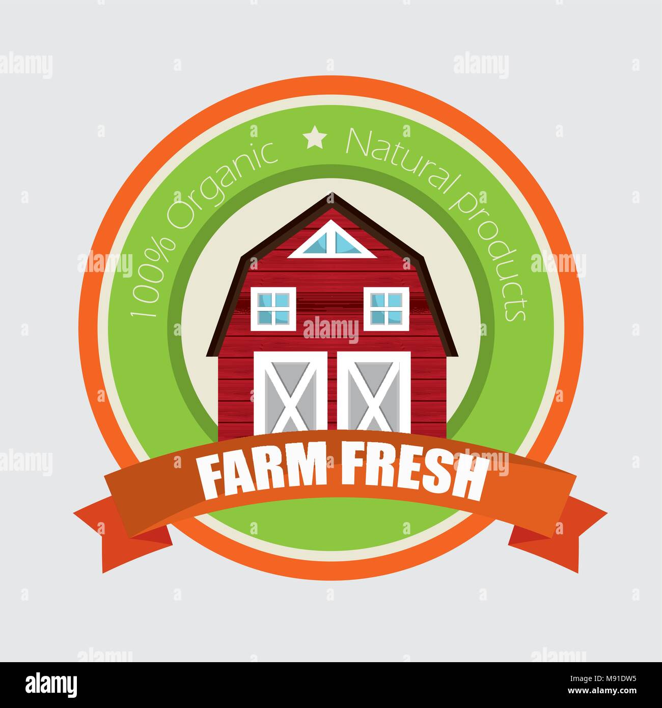 farm fresh design, vector illustration eps10 graphic Stock Vector Image ...