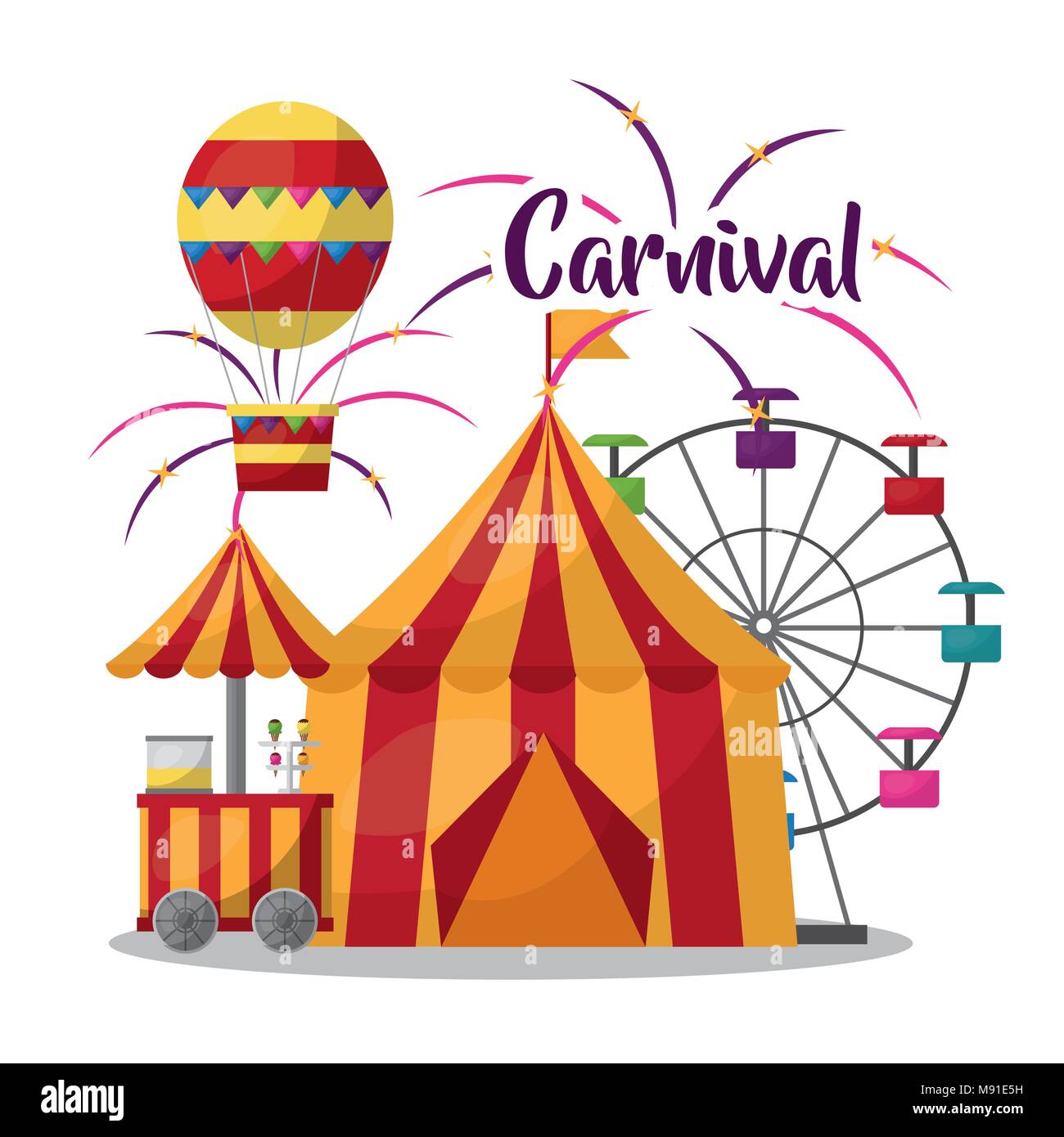 carnival fair festival Stock Vector Image & Art - Alamy