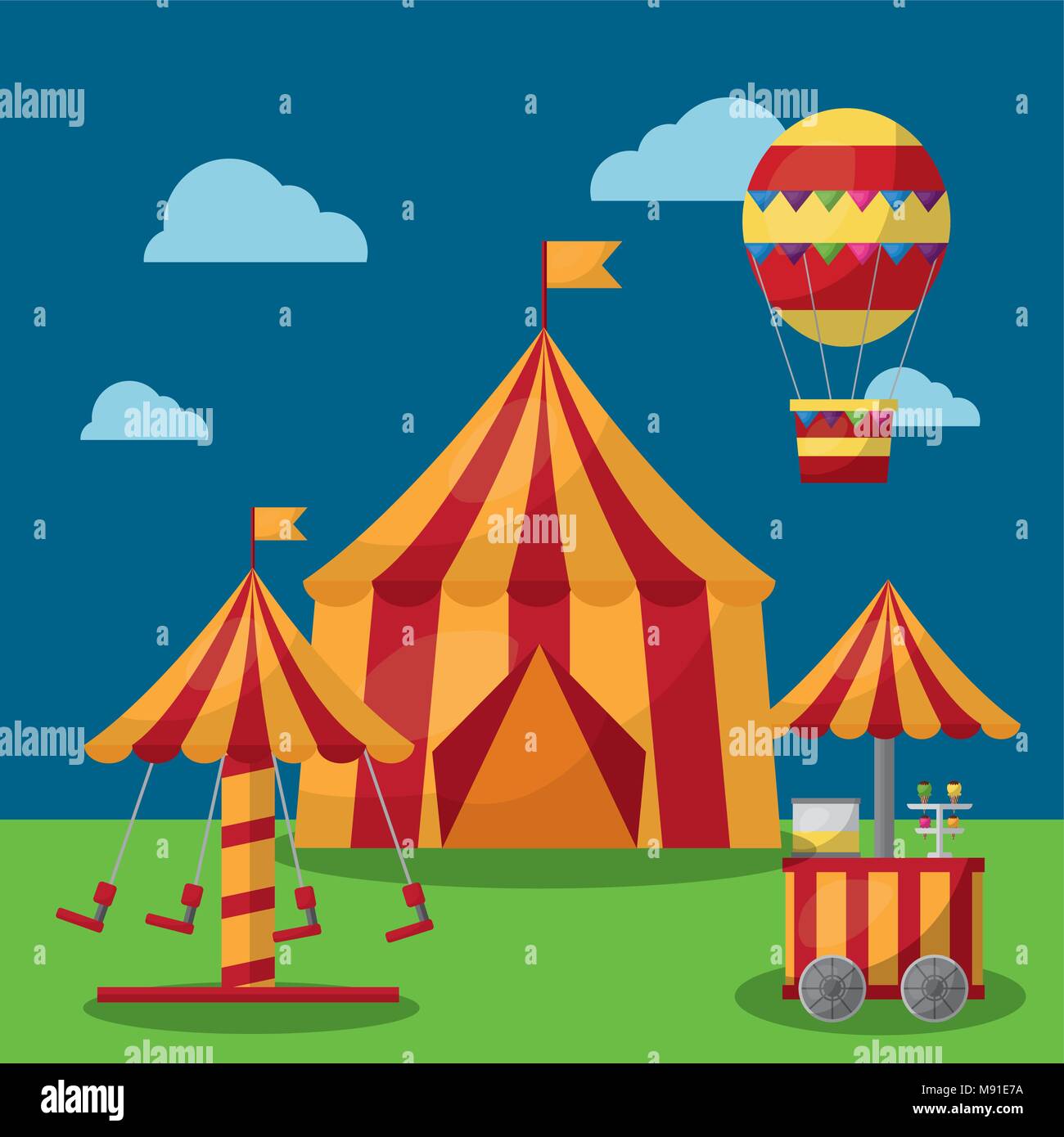 Architecture street festival Stock Vector Images - Alamy