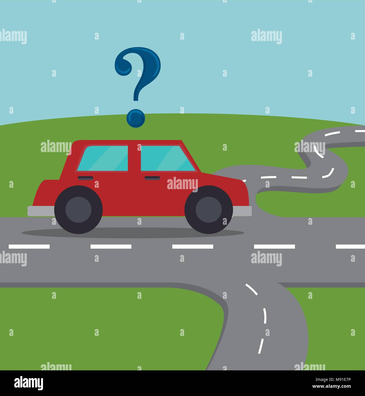 Camp roads Stock Vector Images - Alamy