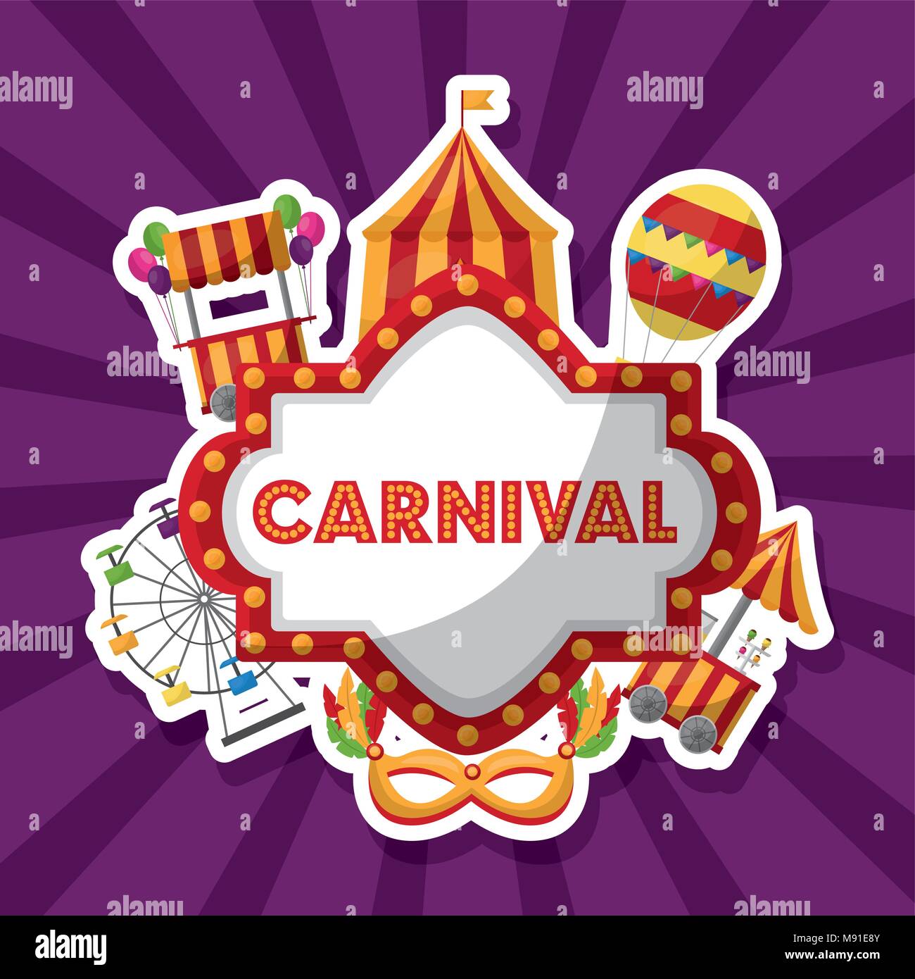 carnival fair festival Stock Vector Image & Art - Alamy