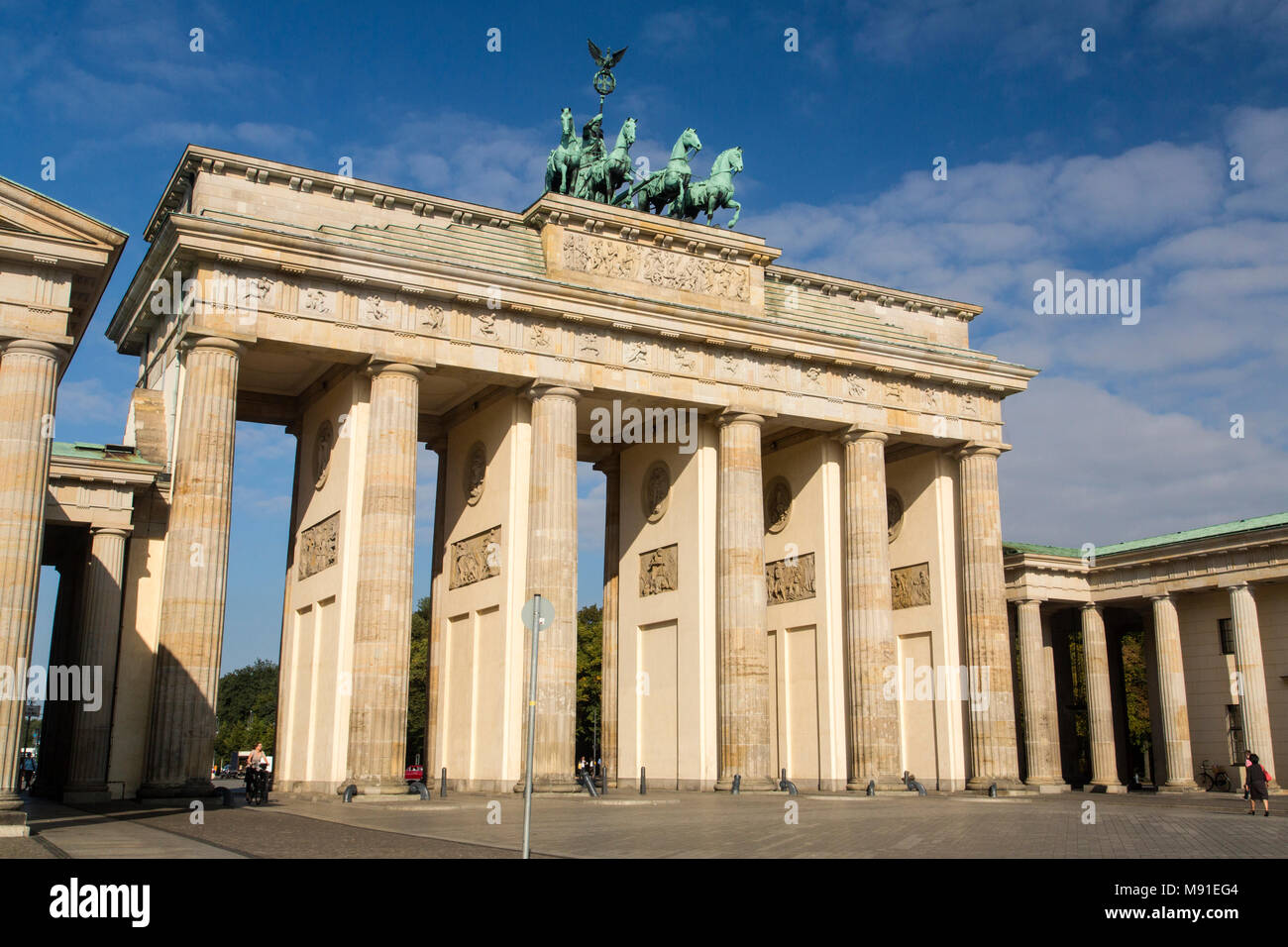 Berlin, the Brandenburg Gate, icon of Berlin and Germany Stock Photo ...