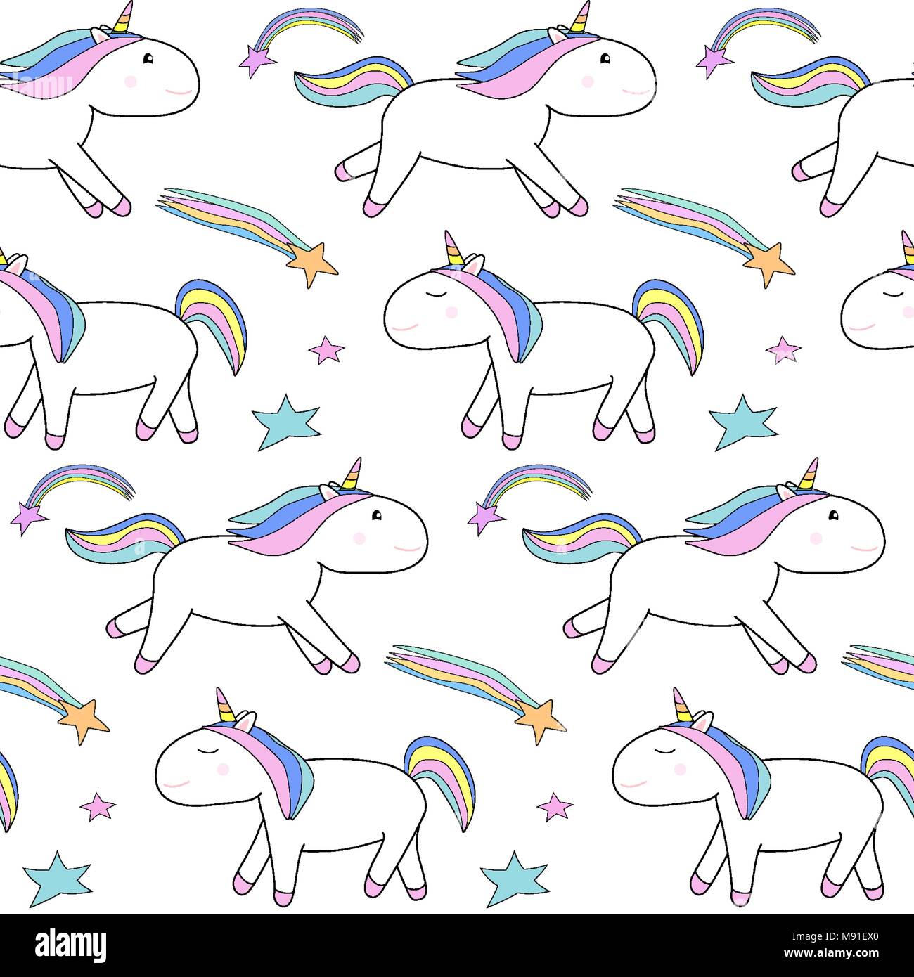 Walk of stars horse Stock Vector Images - Alamy