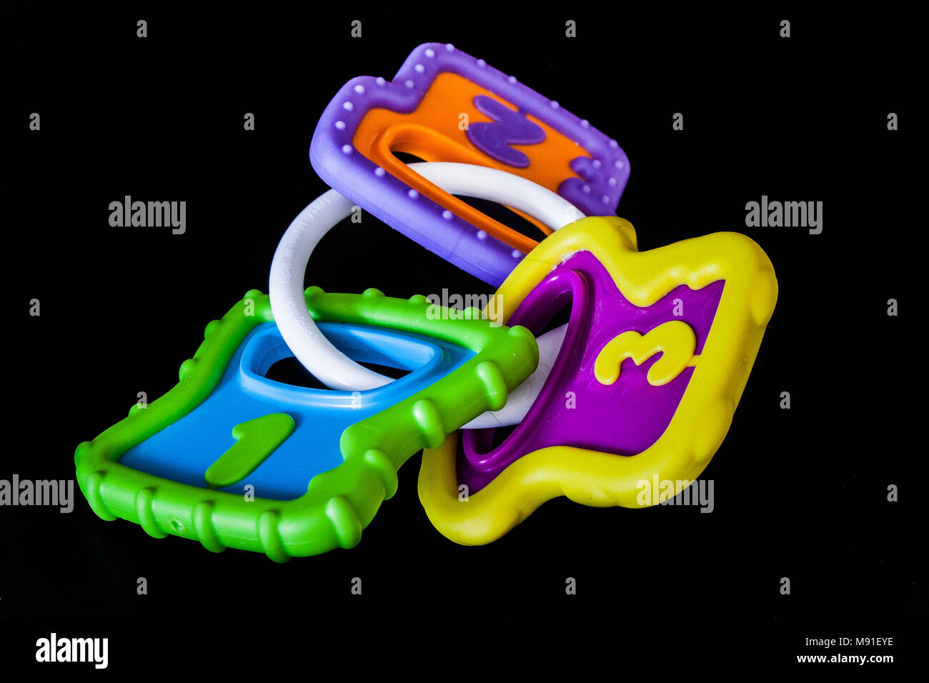 key holder toys isolated close up Stock Photo - Alamy