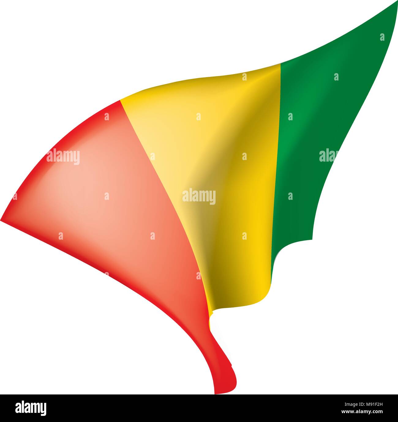 guinea flag, vector illustration Stock Vector Image & Art - Alamy