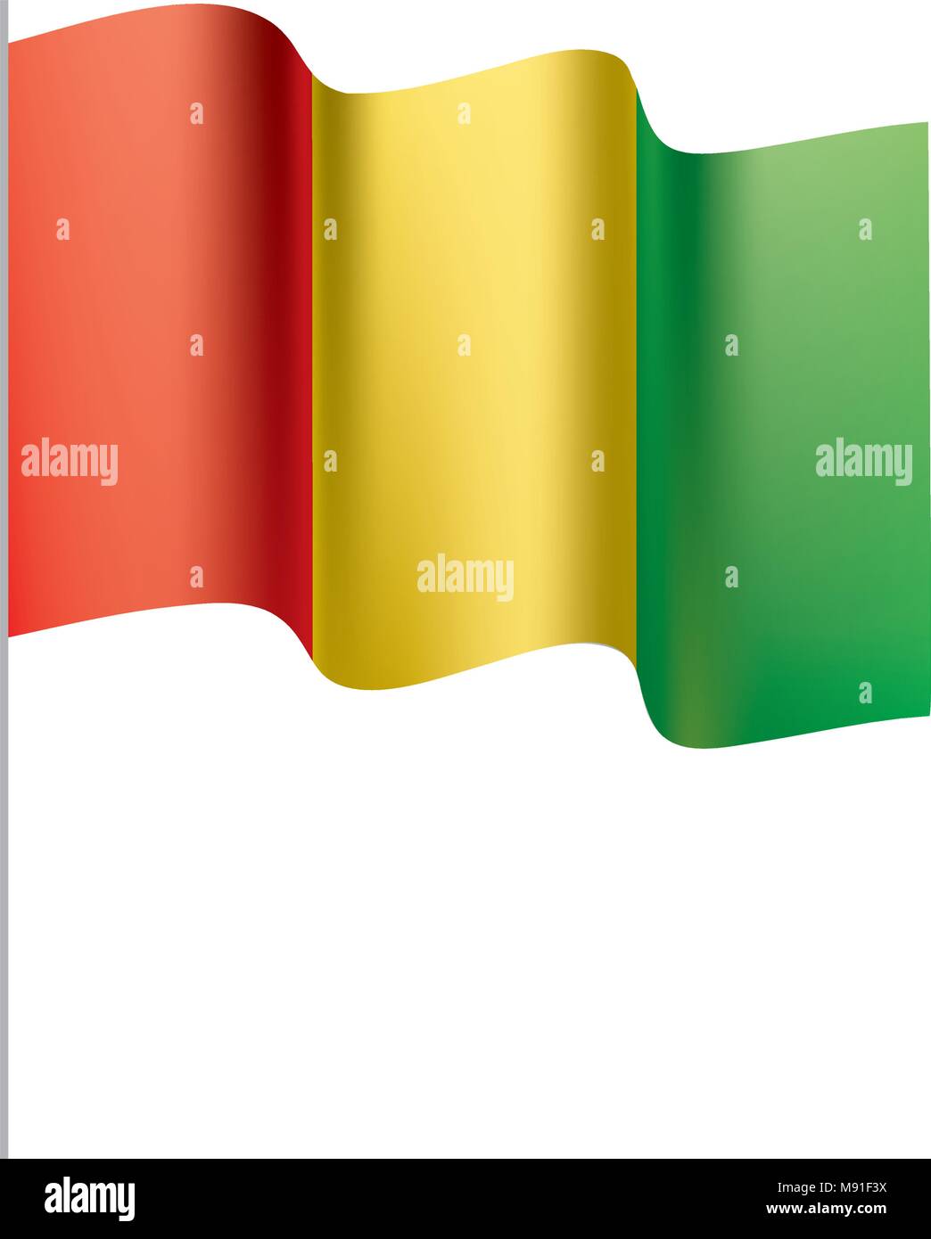 guinea flag, vector illustration Stock Vector Image & Art - Alamy