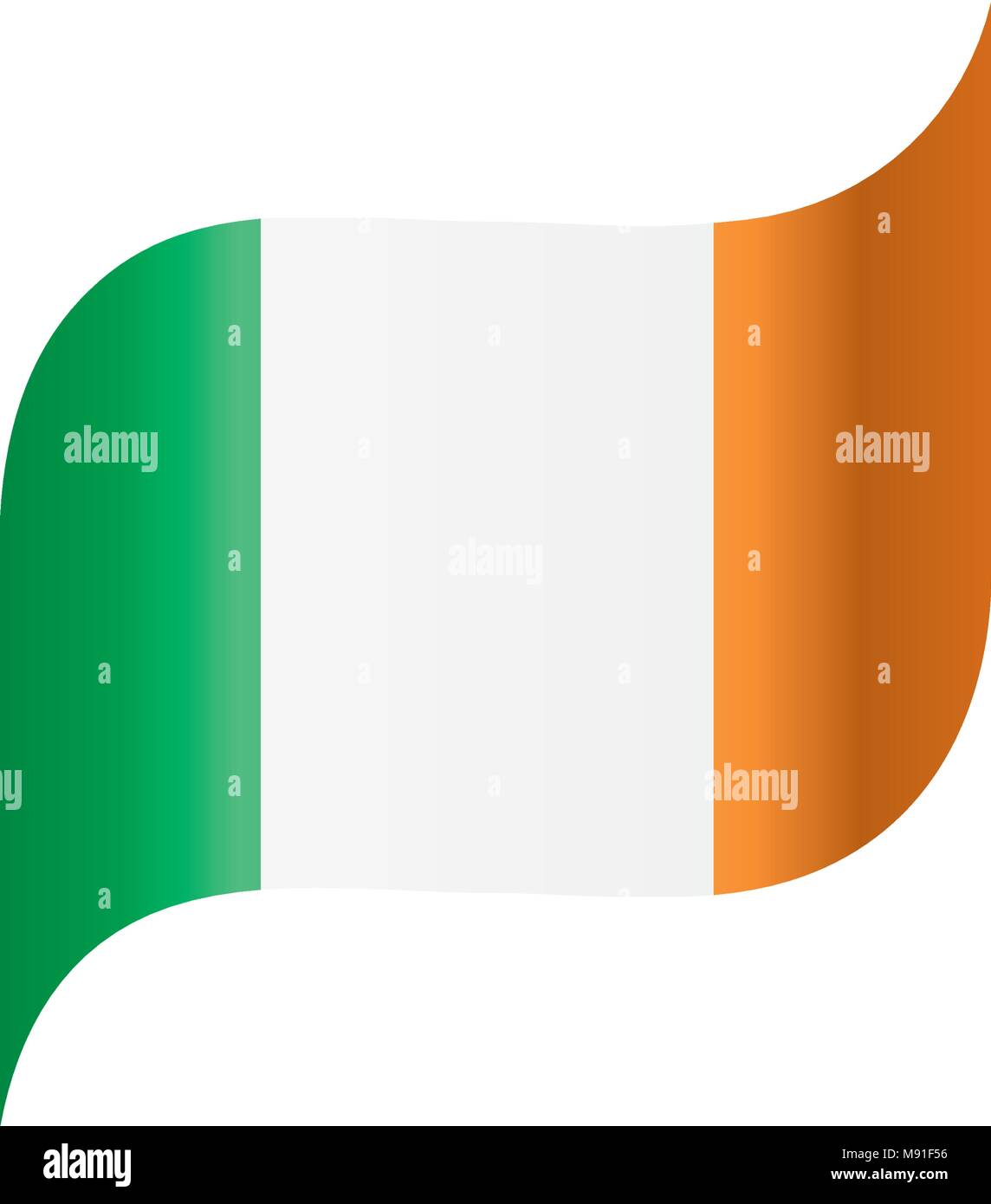 Ireland flag, vector illustration Stock Vector Image & Art - Alamy
