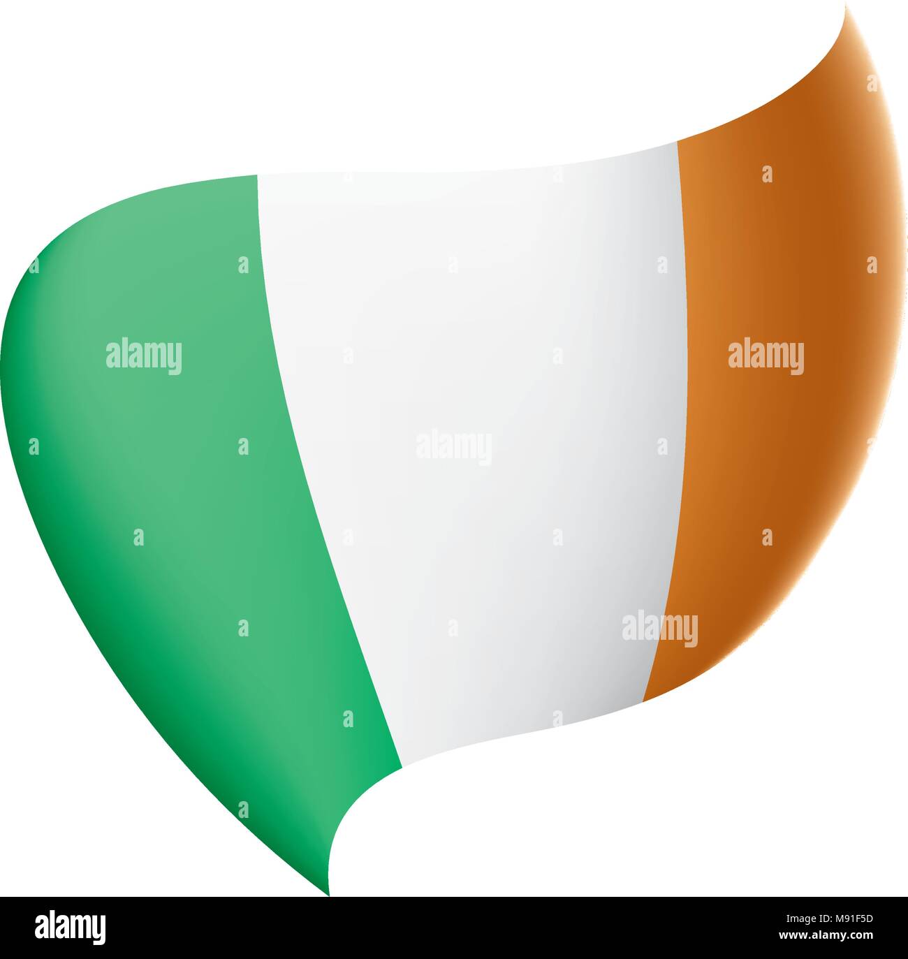 Ireland flag, vector illustration Stock Vector Image & Art - Alamy
